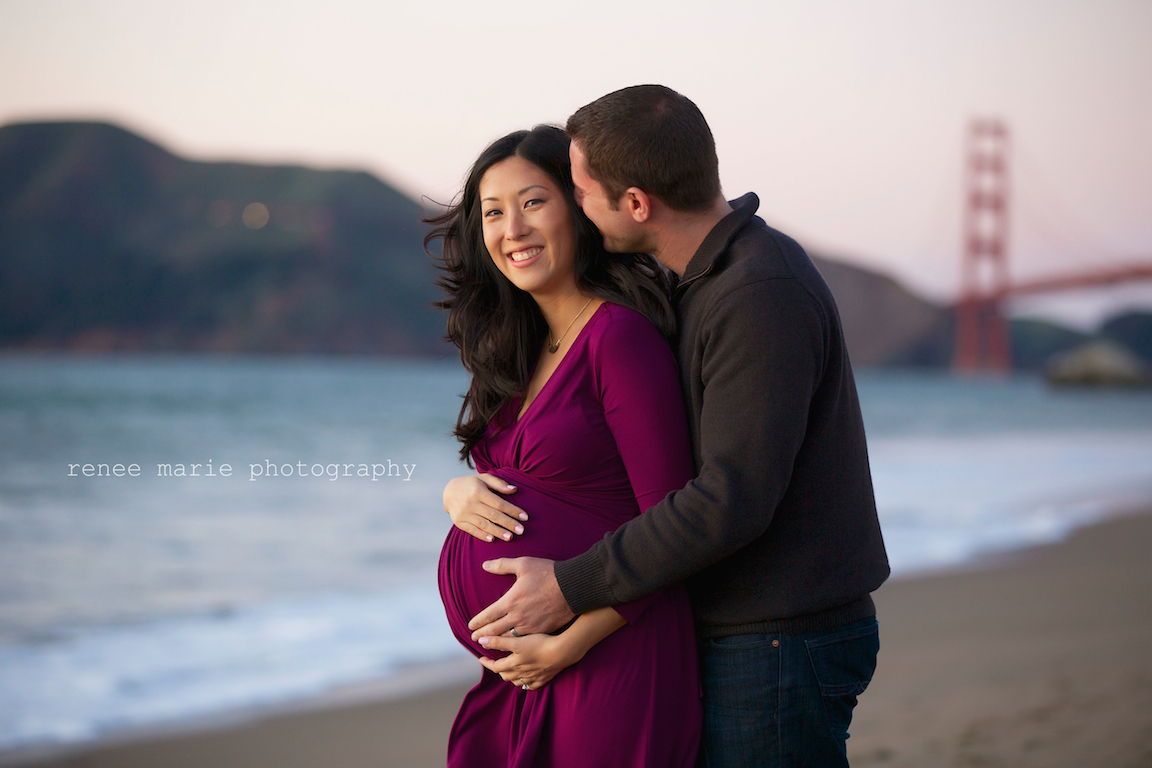 Beach Maternity Session – San Francisco Maternity Photographer » Renee ...